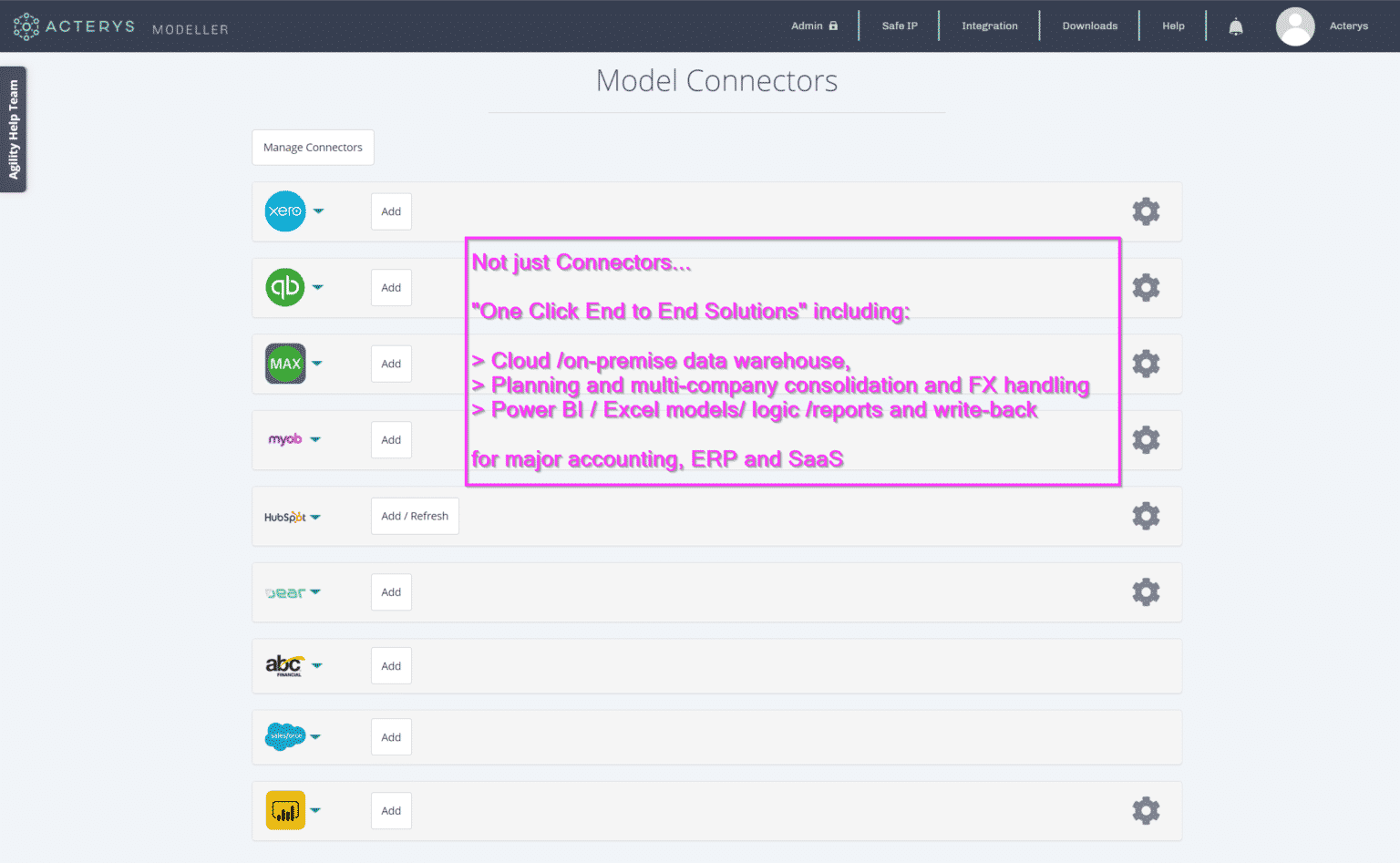Acterys 21.1 Released | Planning Engine For Azure/SQL Server