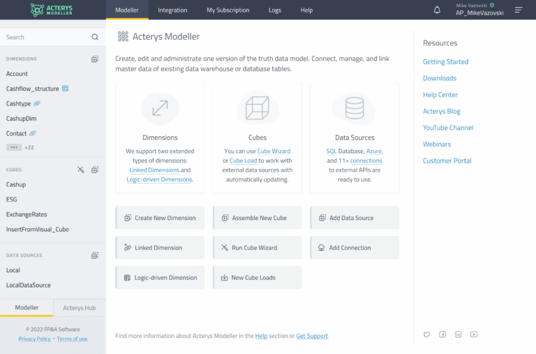 Acterys Modeller | Power BI Modelling | Data Integration in Minutes